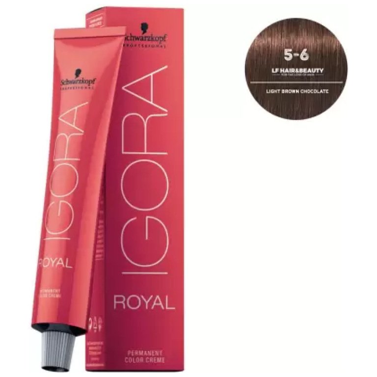 Schwarzkopf Igora Hair Color 60ml 5-6 + Developer 20 Vol