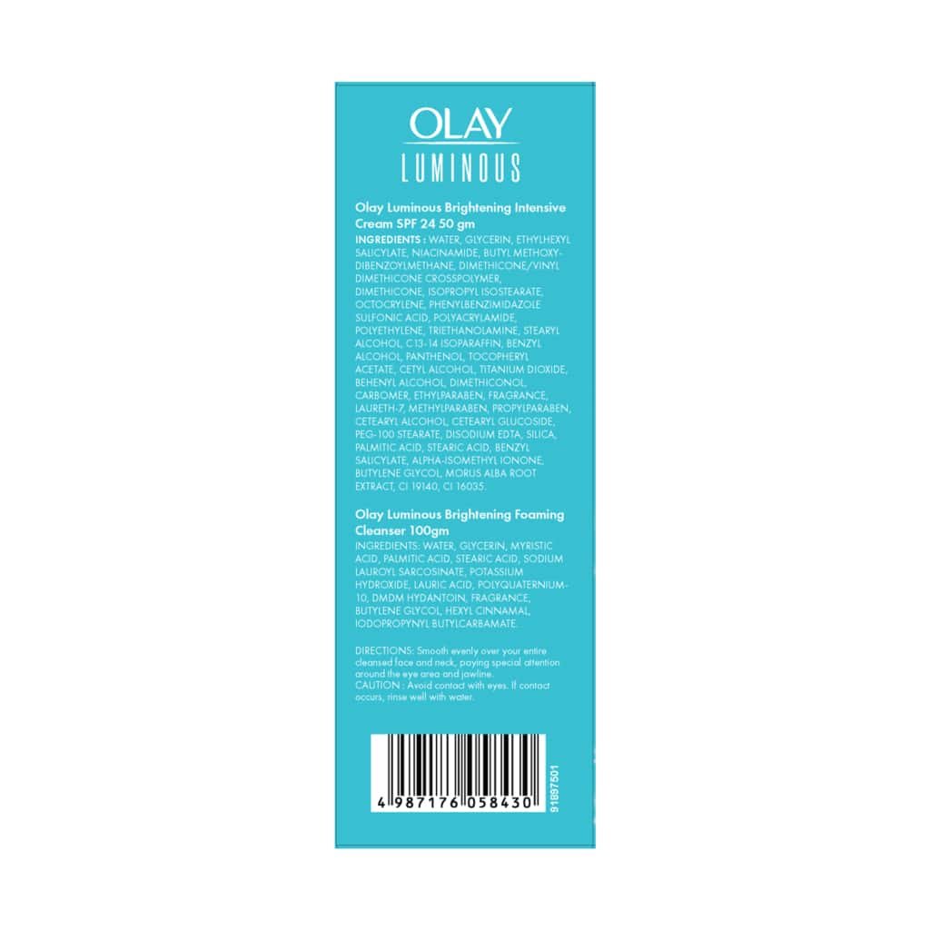 Olay Luminous Day Cream + Cleanser Moisturiser Kit (SPF24)